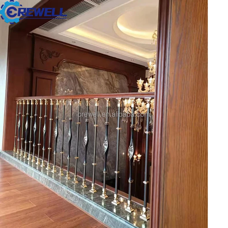 Crewell High Transparent Acrylic Plexiglass Staircase Post