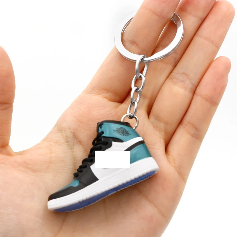 Wholesale Air Sneaker Keychain Plastic 3d Shoe Key Chain Mini Sneaker ...