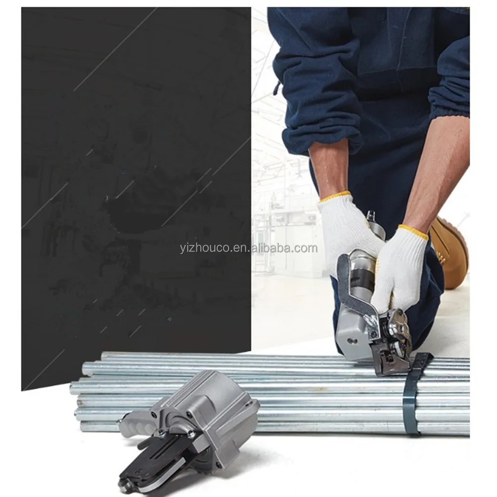 Manufacturer's Handheld Semi-Automatic Pneumatic Steel Bundling Machine ...