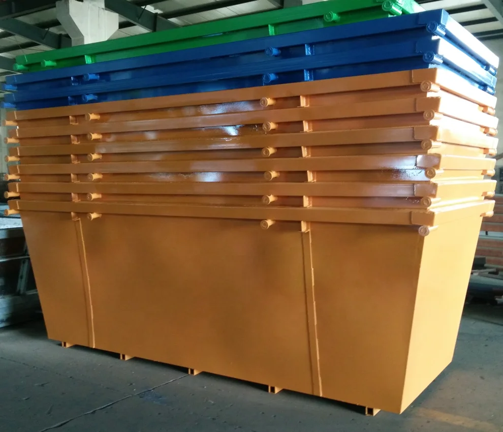 Hook Lift Dumpster Roll Off Container Scrap Metal Skip Bin For Solid ...