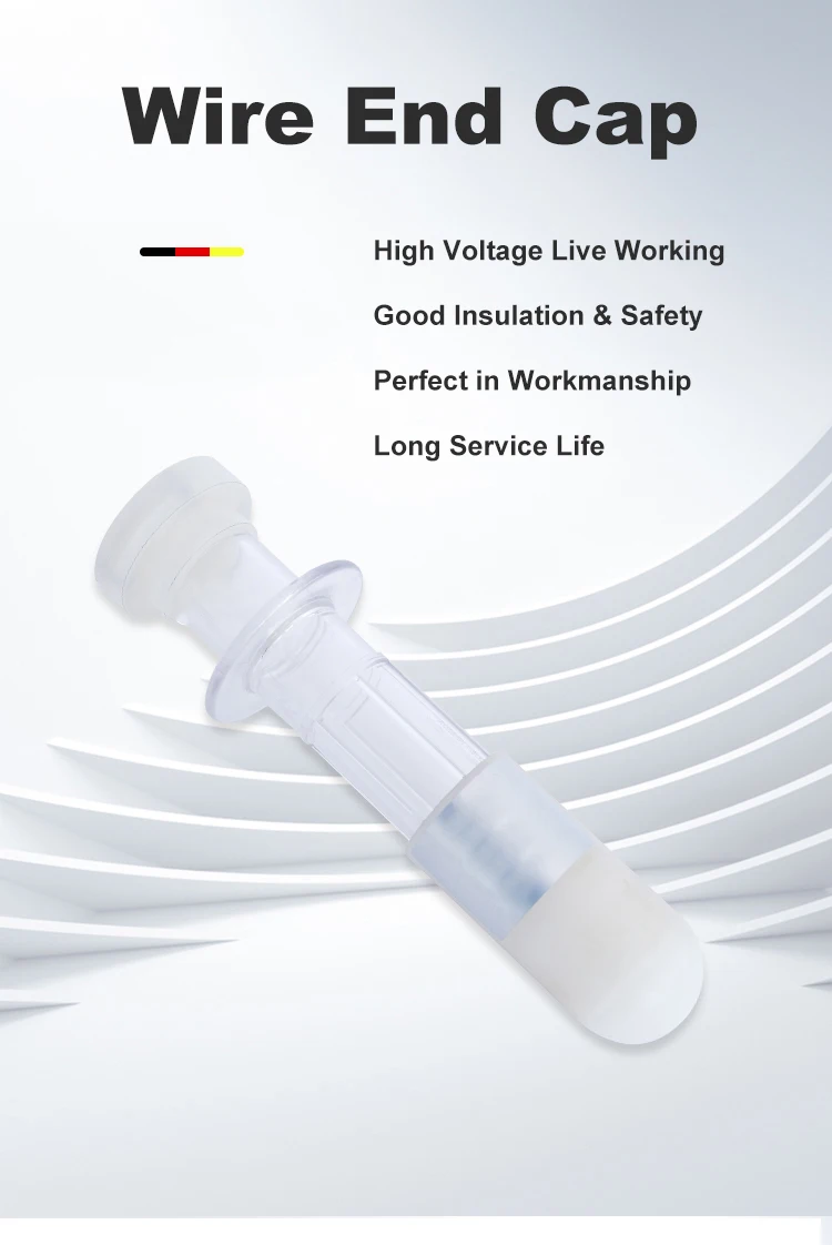 White Color Wire End Caps Suitable To Shield Wire Ends When Live ...