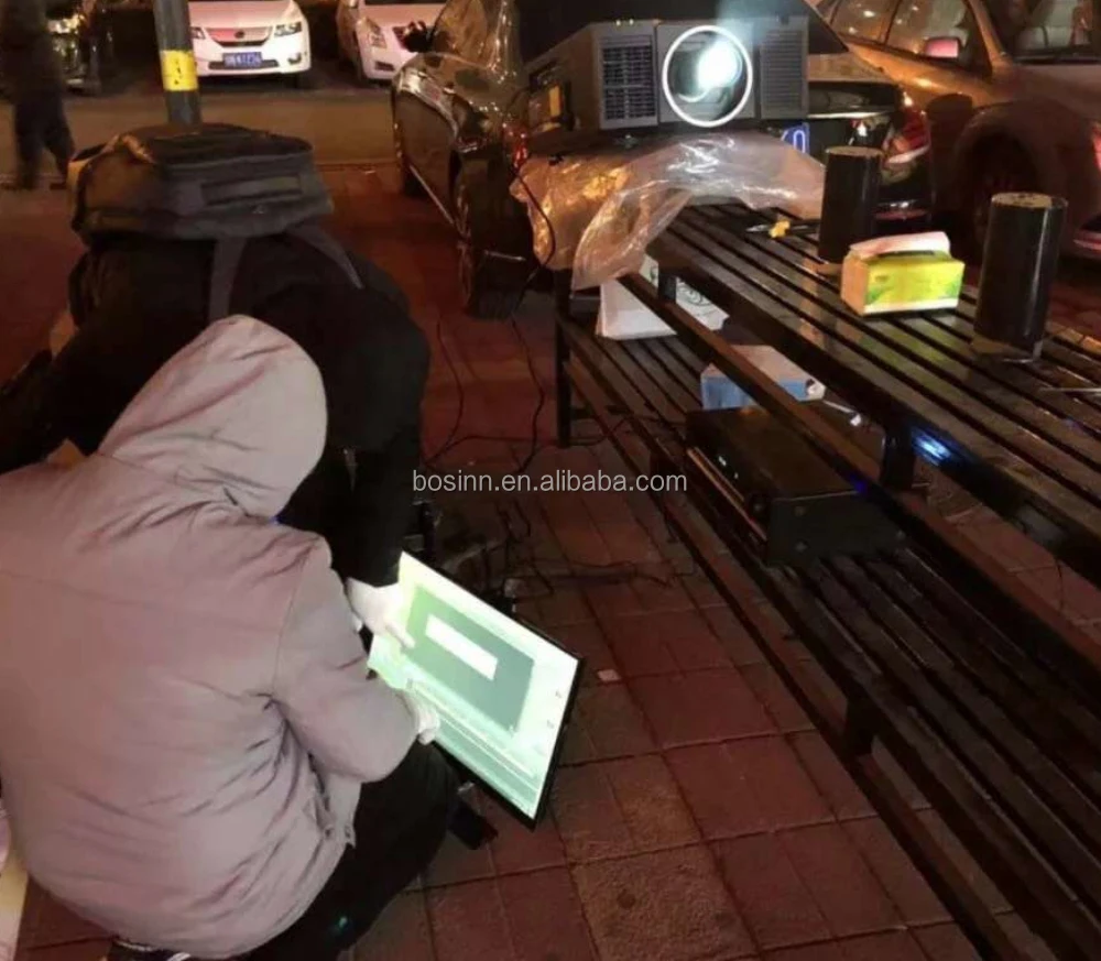 3D Mapping Display Facade Mapping Projector for Public Advertising