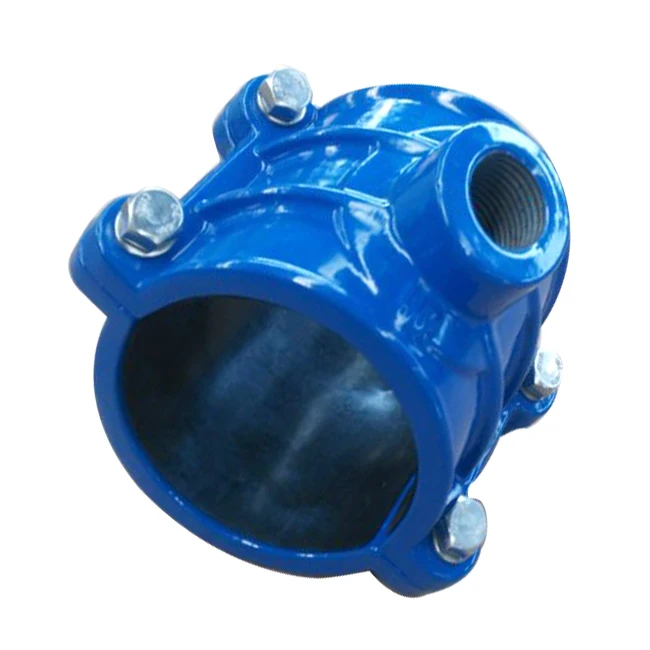 Ductile Iron Saddle Clamp For Pvc/pe Pipe - Buy Saddle Clamp For Pvc ...