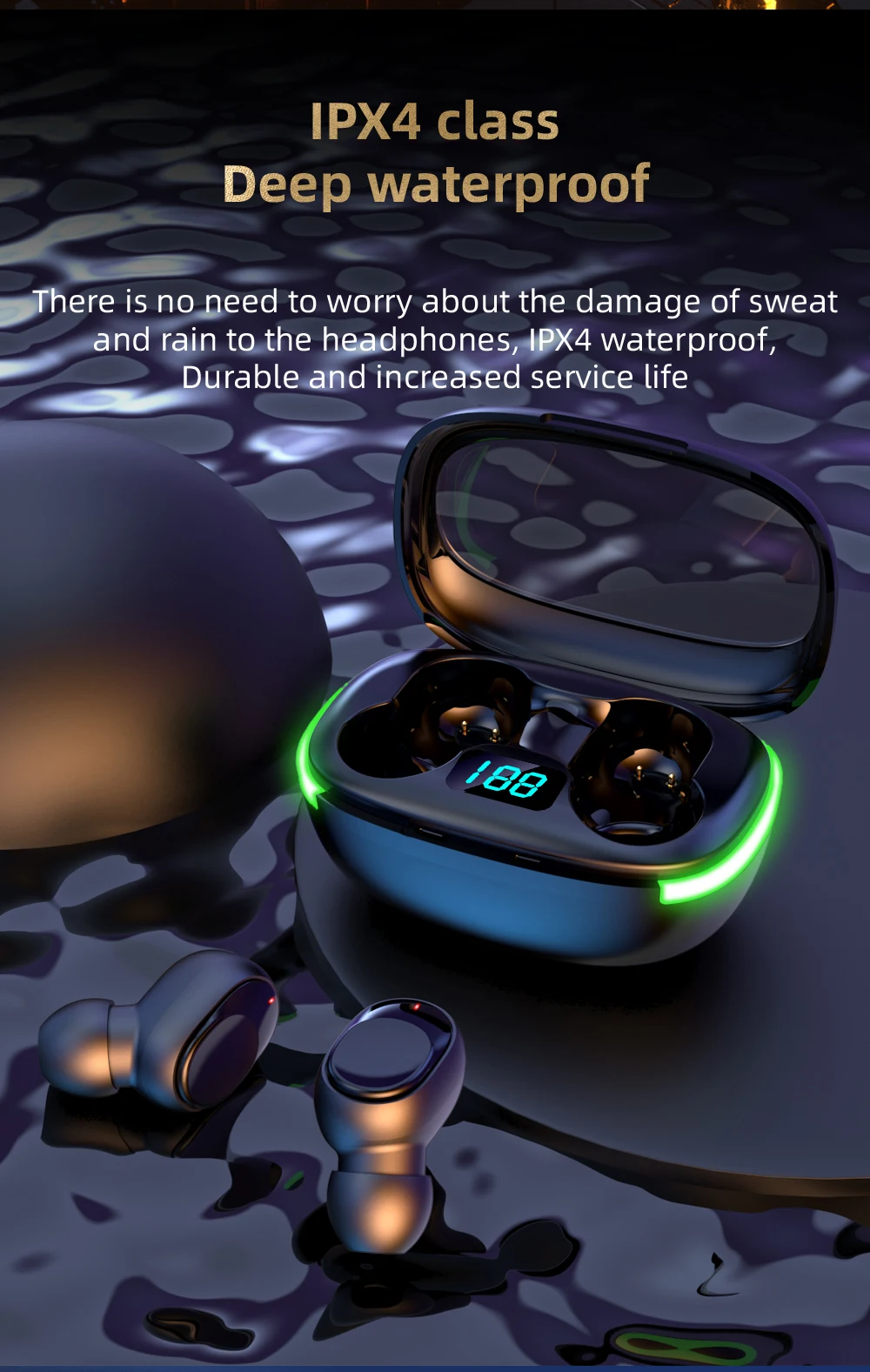 Y70 Audifonos Gaming Bt 5.1 Earbuds Wireless Charging Earphone Touch ...