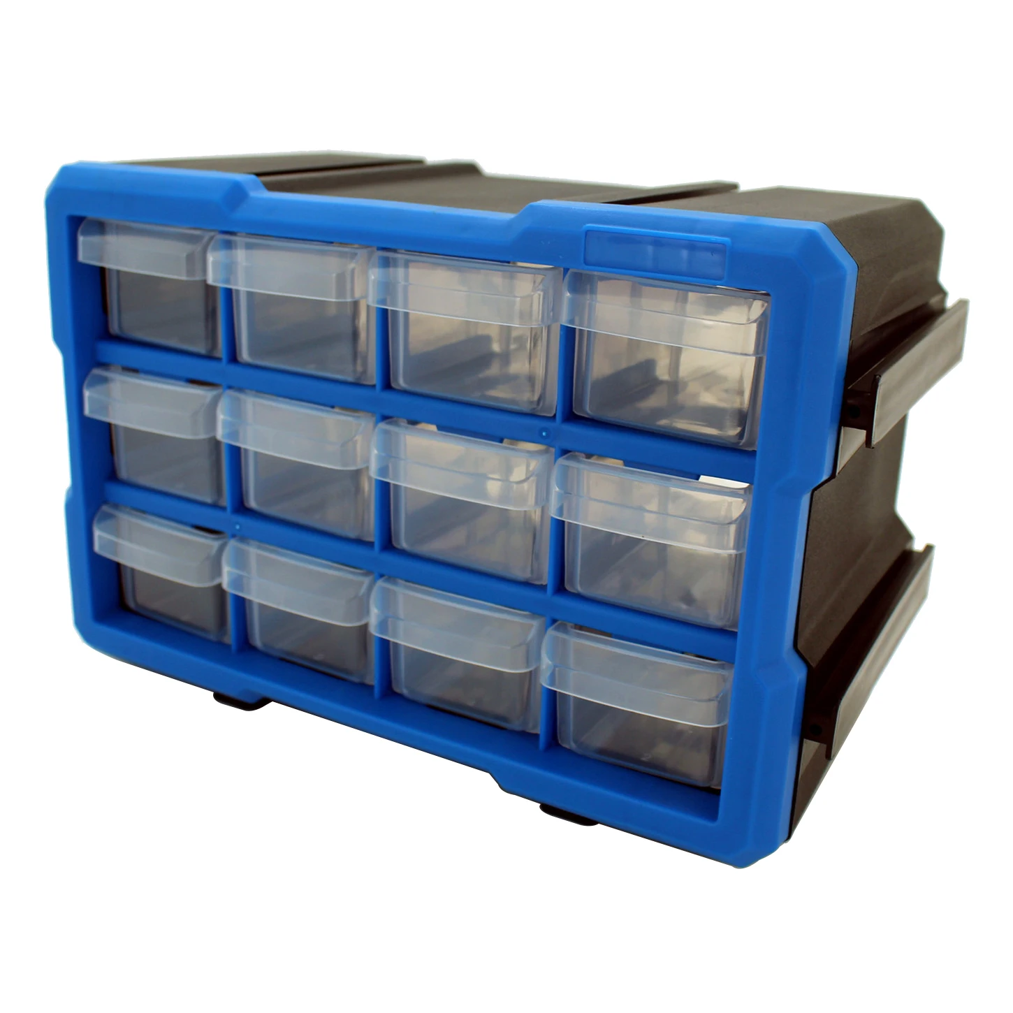 Wall Mount Stackable 12 Drawer Plastic Parts Cabinet Storage Box ...