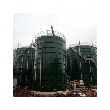 1000-3000m3 Anaerobic Biogas Bacteria Storage Tank Enamel Assembled ...