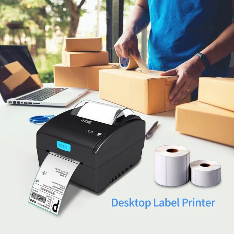 Goods Package Barcode Label Printer Direct Thermal Type Label Printer ...
