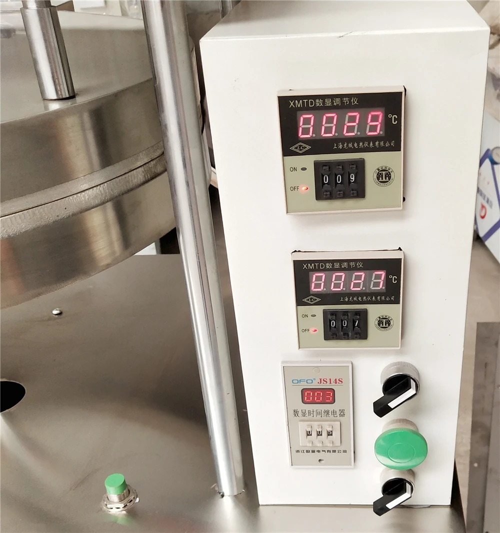 Manual 20cm Hydraulic Dough Indian Tortilla Making Automatic Roti Make ...