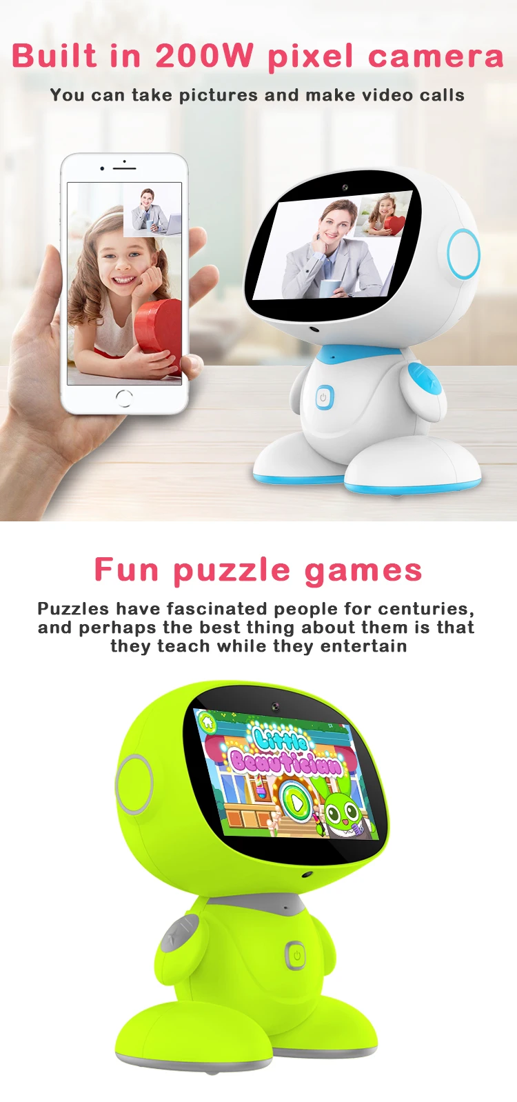 Multi Function Smart Home Educational Walking Robot Toy