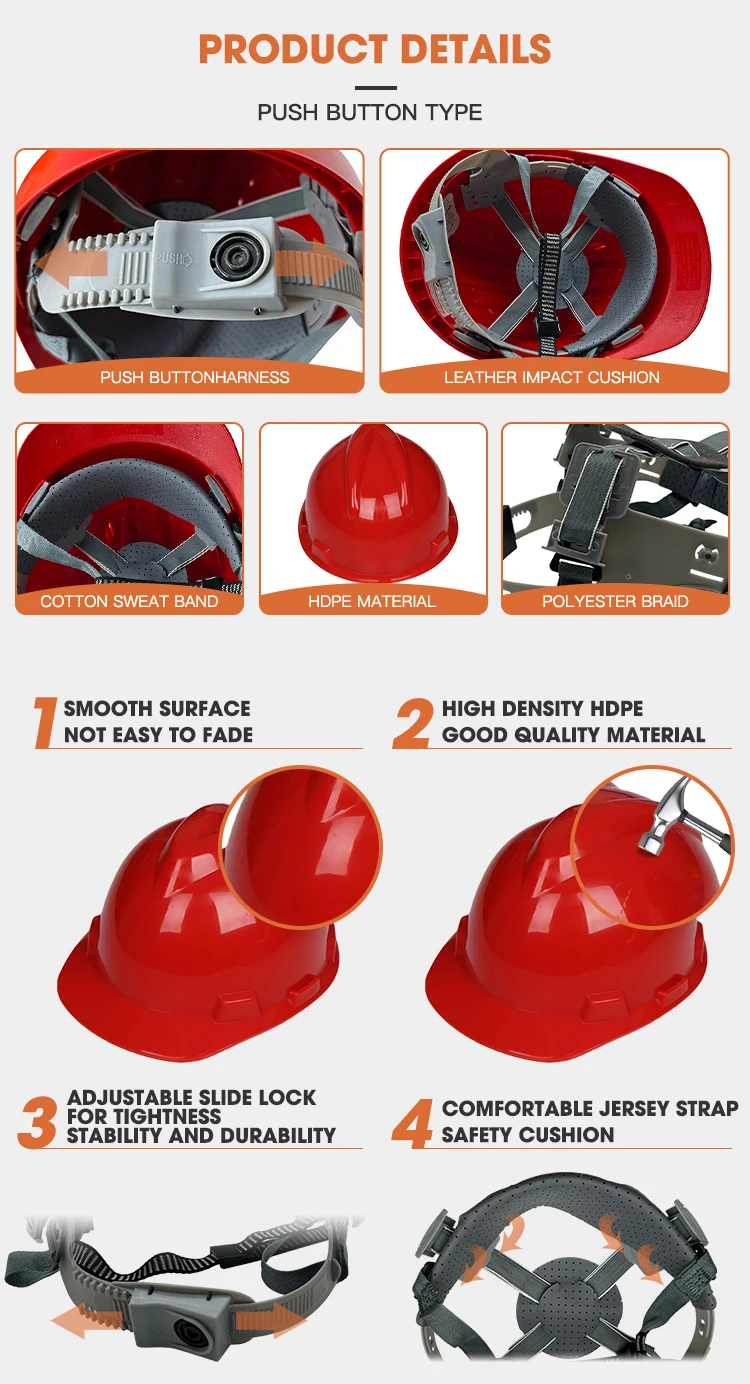 Industrial Work Construction Engineering Safety Helmet Constructed Hard ...