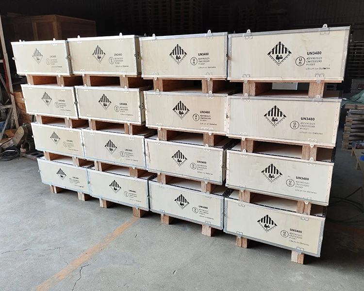 Custom Shipping Pallet Wooden Cargo Box for Machine Transport Nailless ...