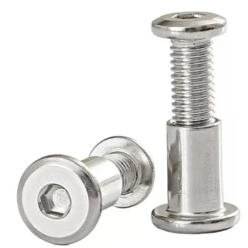 M6 M8 Male And Female Screw Flat Chamfered Head Hex Socket Bolt Sleeve ...