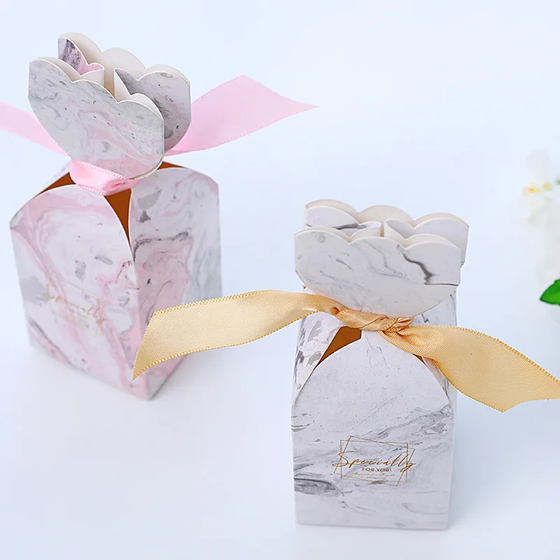 Custom Luxury Box Type Paper Candy Bags for Special Occasions