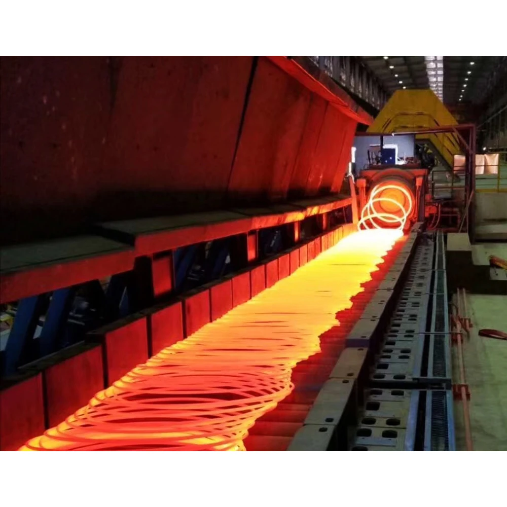 Small steel rolling mill plant production line / morgan wire rod ...