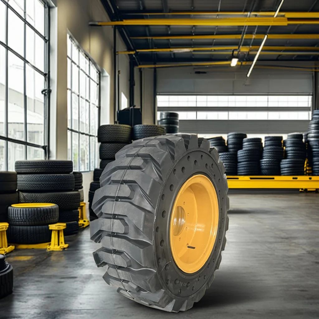 High Load Bearing Forklift Solid Tires 20.5/70-20 Engineered for 8.50 ...