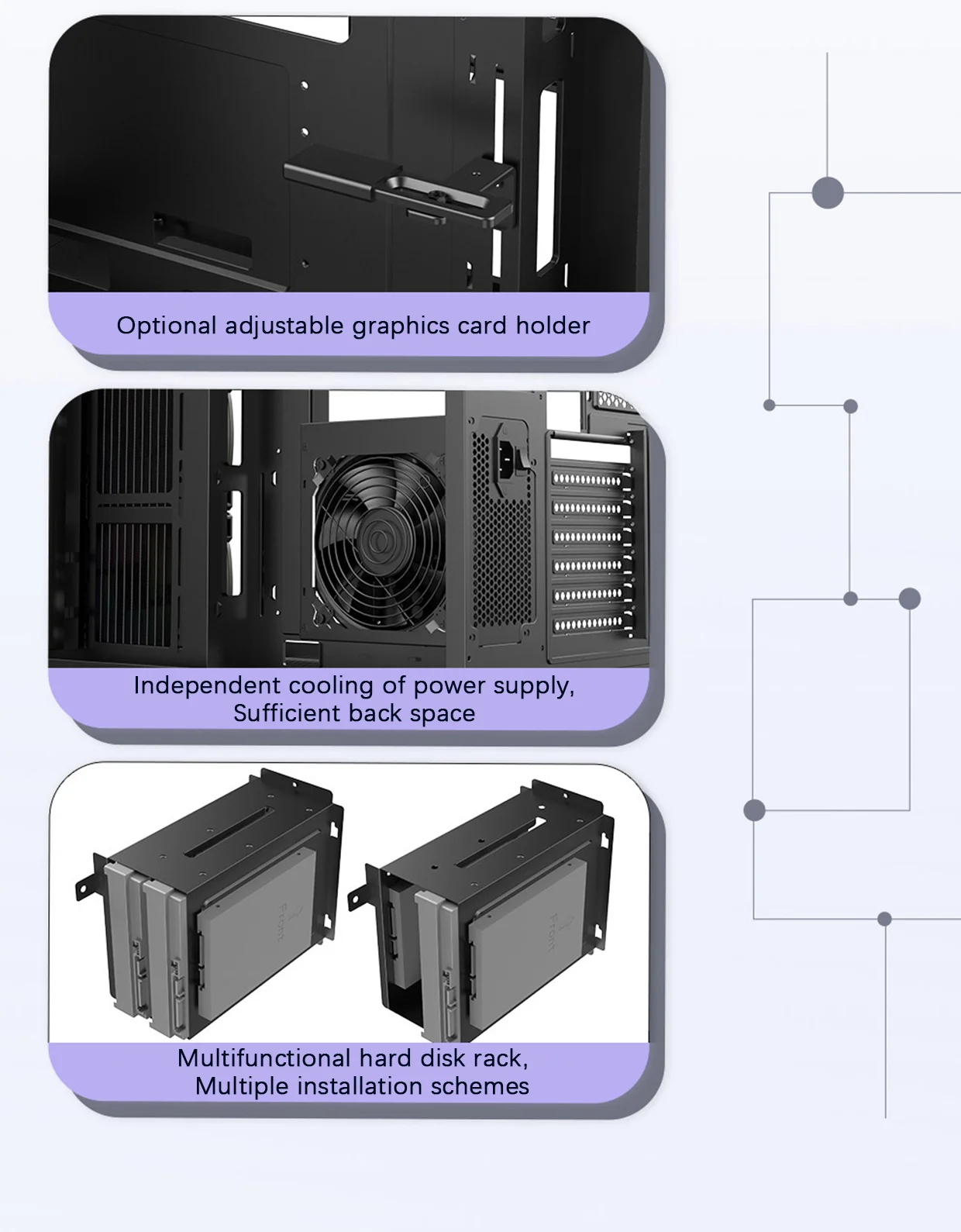 Newest Cool Gaming Pc Case Aluminum Atx/m-atx/itx Desktop Computer ...