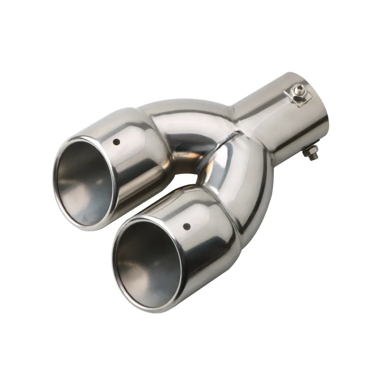 Modified Double Pipe Exhaust Pipe Car Decorative Tail Throat Muffler ...