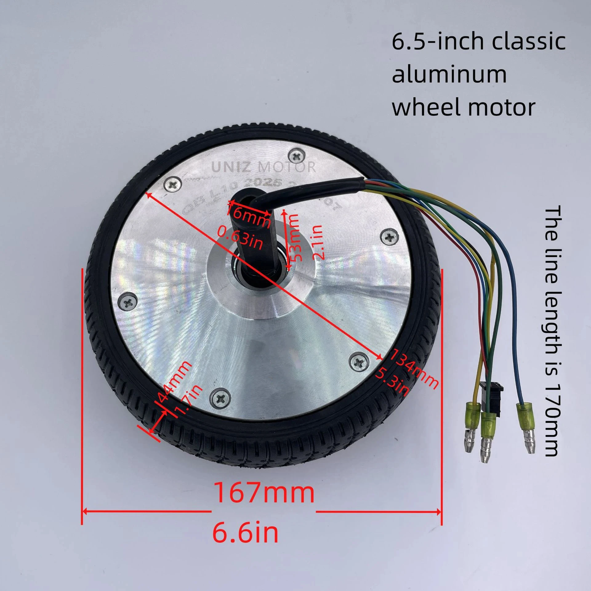 36V 350W Balance Car Wheel Hub Motor with Solid Core Tires - Electric ...