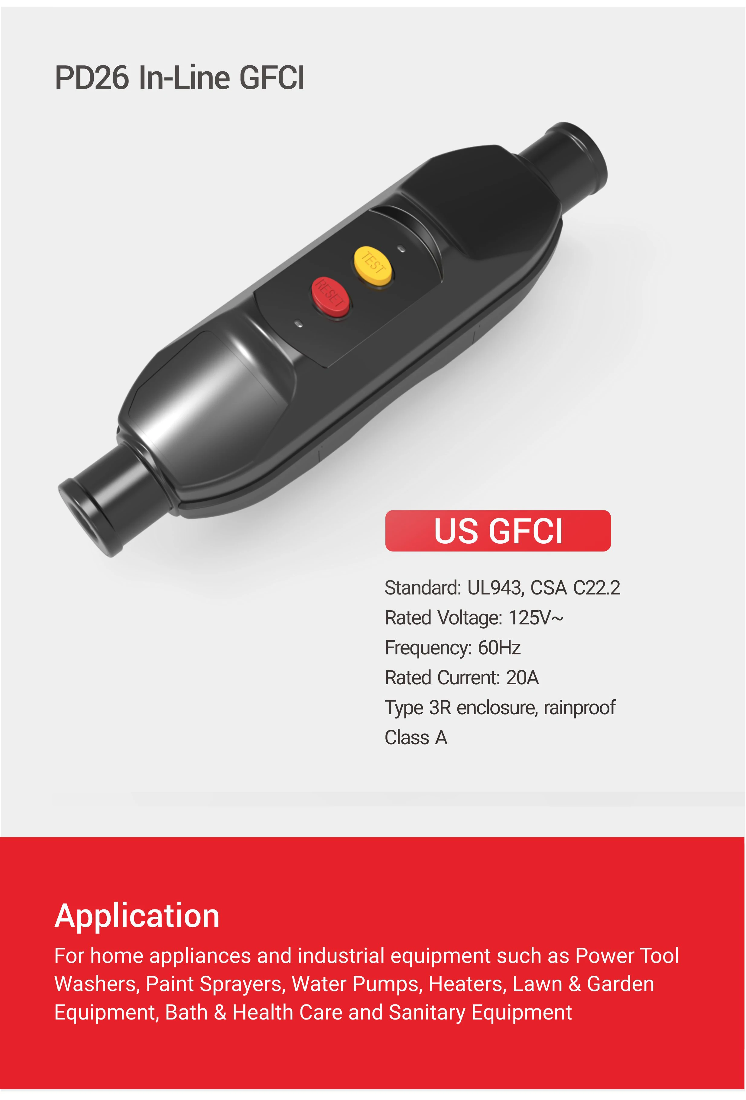 KEDU PD30 Swiss PRCD Manual Reset 16A 250V Portable Plug Circuit ...