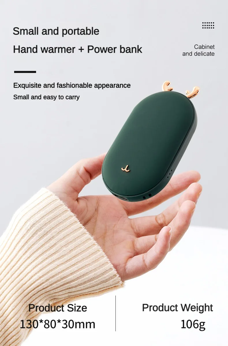 Yipin Hand Warmer Power Bank - Portable and Rechargeable