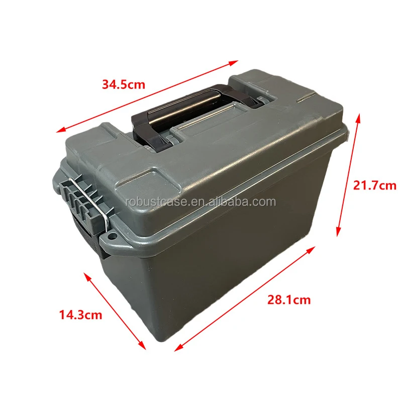 Pp Plastic Bullet Ammo Case With Handle For Carrying 345*143*217mm ...