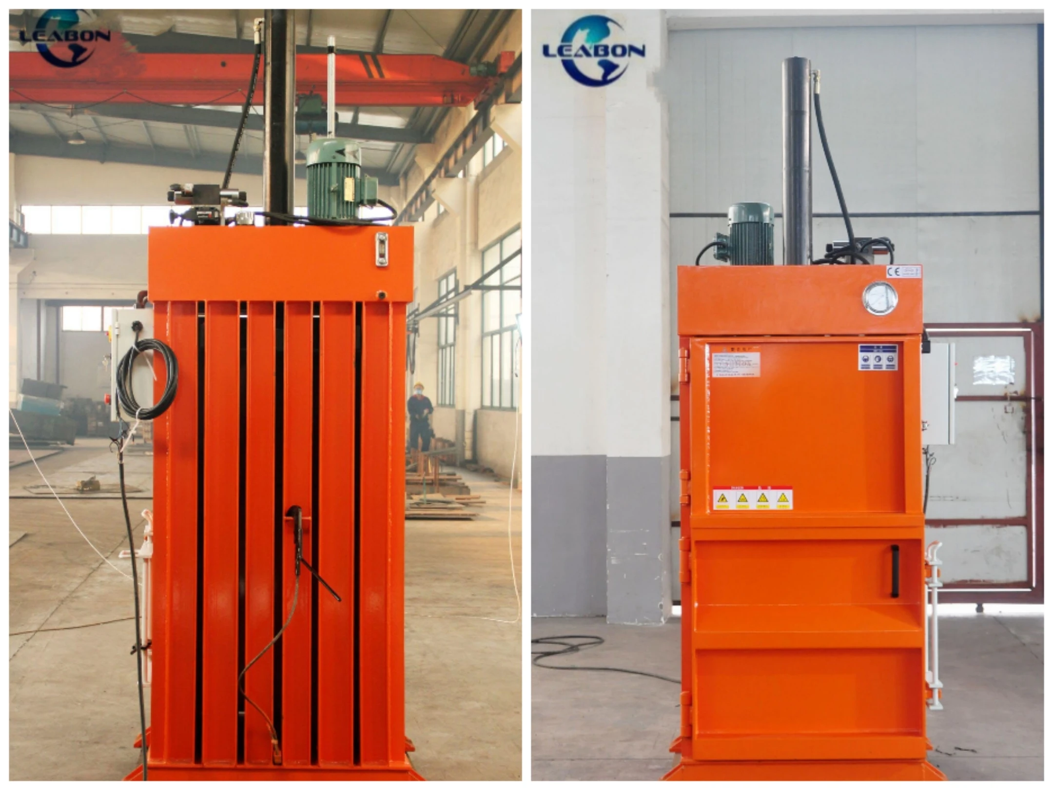 High Quality Small Vertical Compactor Waste Fabric Hydraulic Baler ...