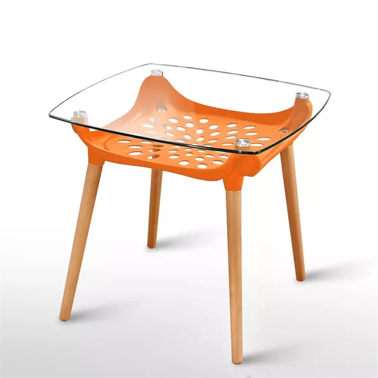 Wooden Legs Mdf 80cm Side Tables Living Room Modern Furnitures - Buy ...