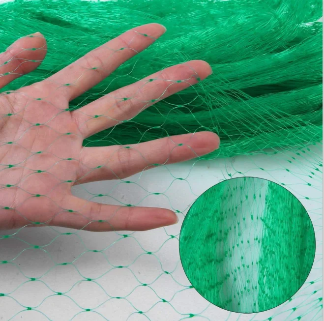 Extruded 15mm Mesh Plastic Bird Netting / Bird Protection Net For Fish ...