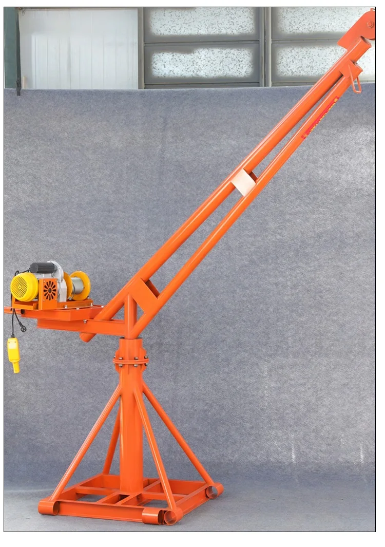 Mini Lifting Crane Outdoor Small Lift Elevator Construction Swing Arm ...
