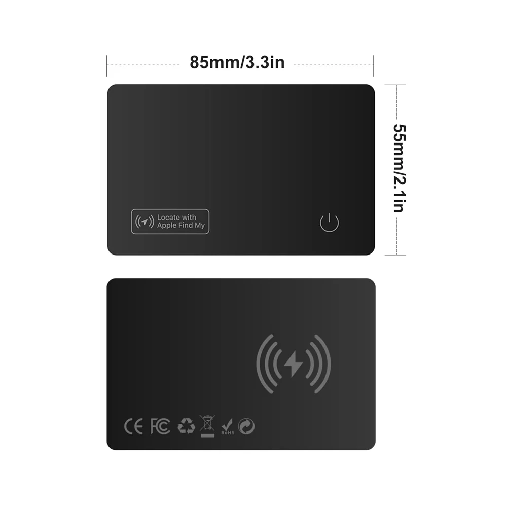 Mfi GPS Wallet Tracking Card - Apple Find My Air Tag Tracker