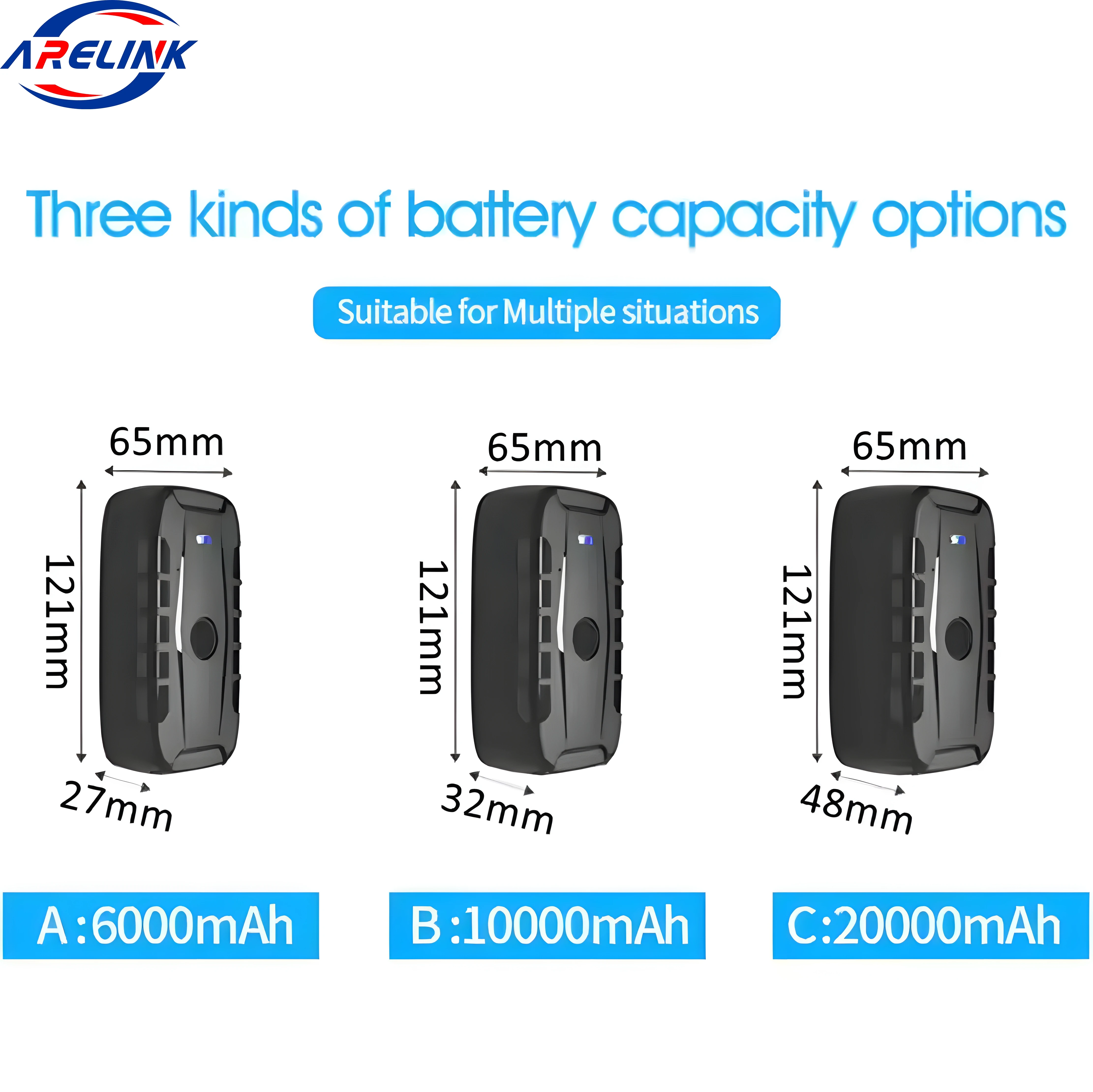 CA76B 6000mAh Magnetic GPS Tracker 4G LTE with Data Export Function ...