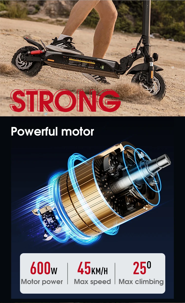 Maxwheel T4 Electric Scooter - 500w Motor High Speed Off-road