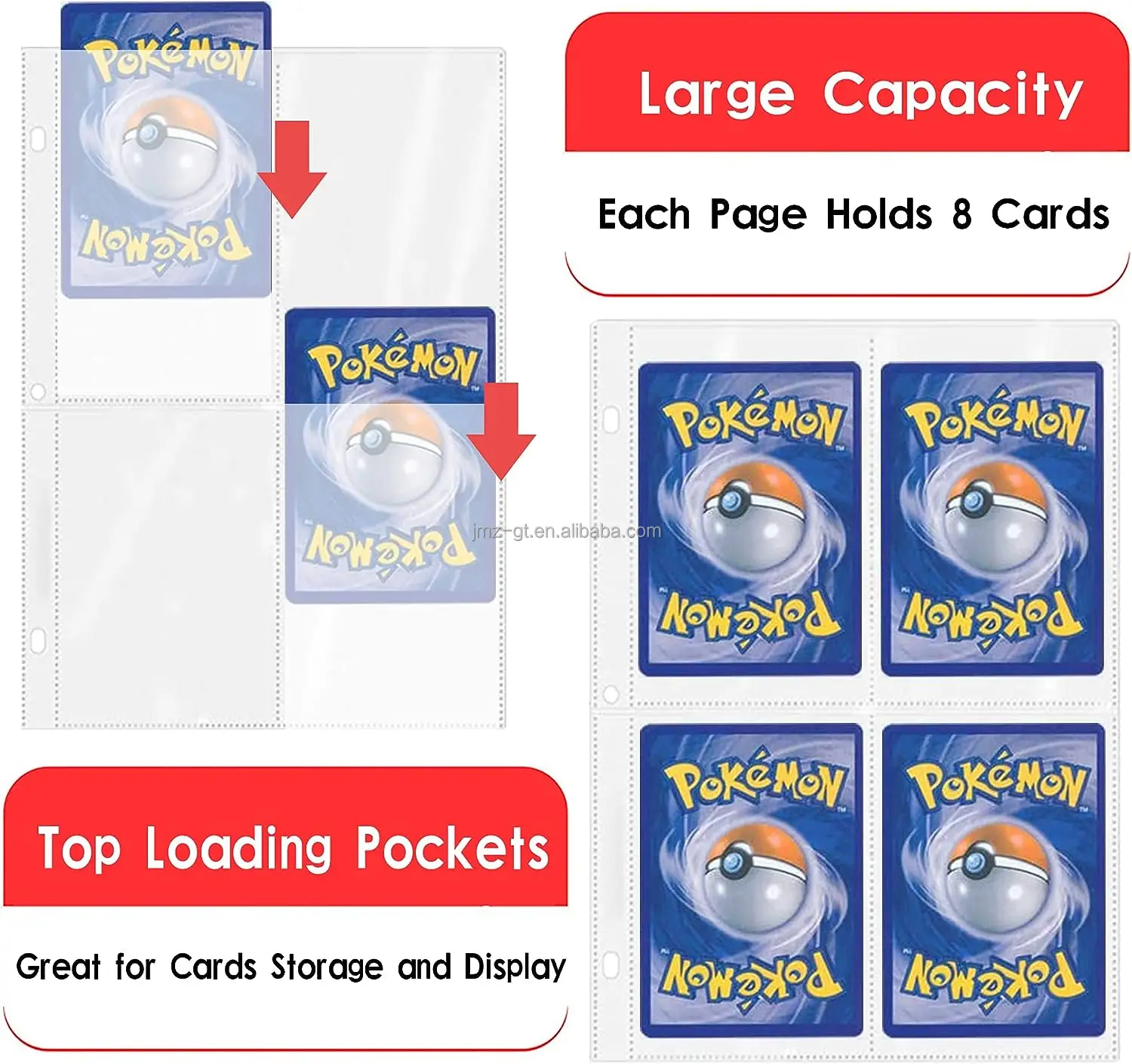 2023 Factory Premium Pokemon Map Collection 4 Pocket Holder Portfolio ...
