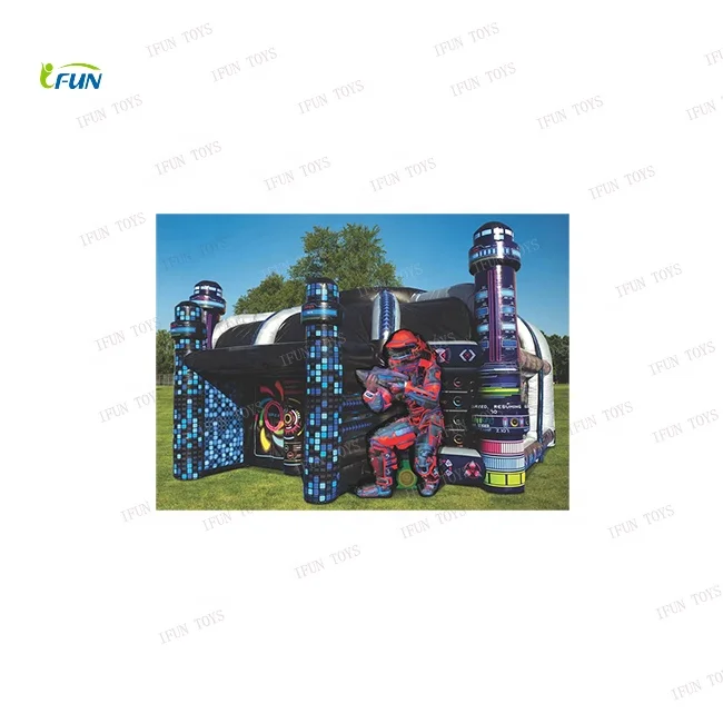 Outdoor Interactive Inflatable Battle Dome Laser Tag Arena