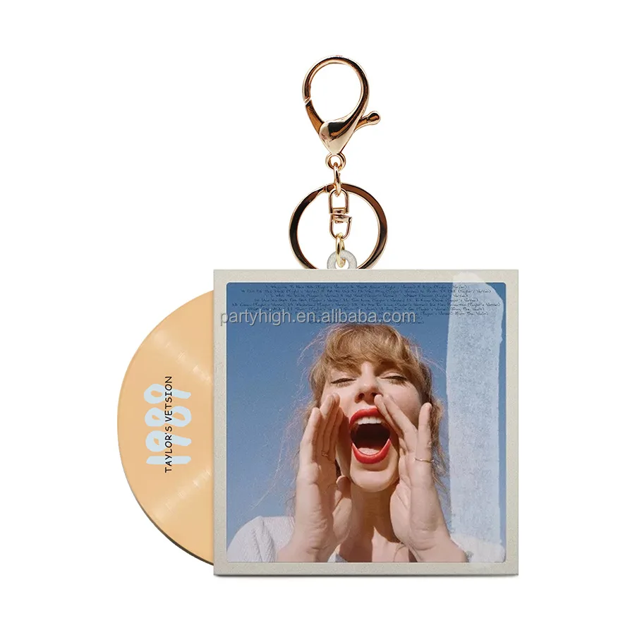 Singer Taylor Swift Album Cd Keychain Fashion Swift 1989 Album Keychain ...