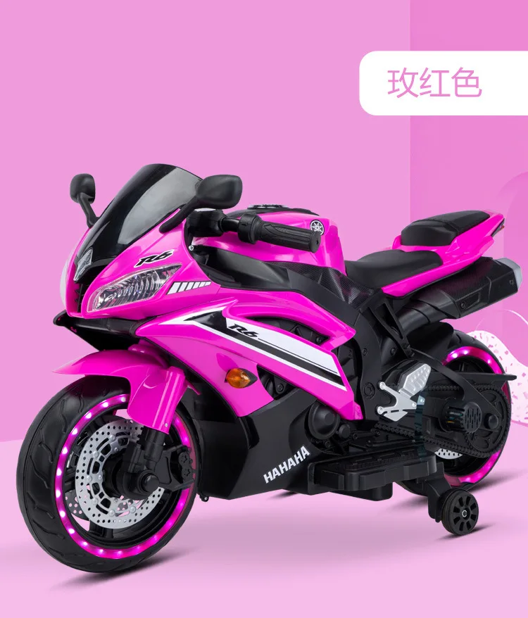 Kids Electric Motorcycle Battery Powered Ride-on Cars for 3-10 Year Old ...