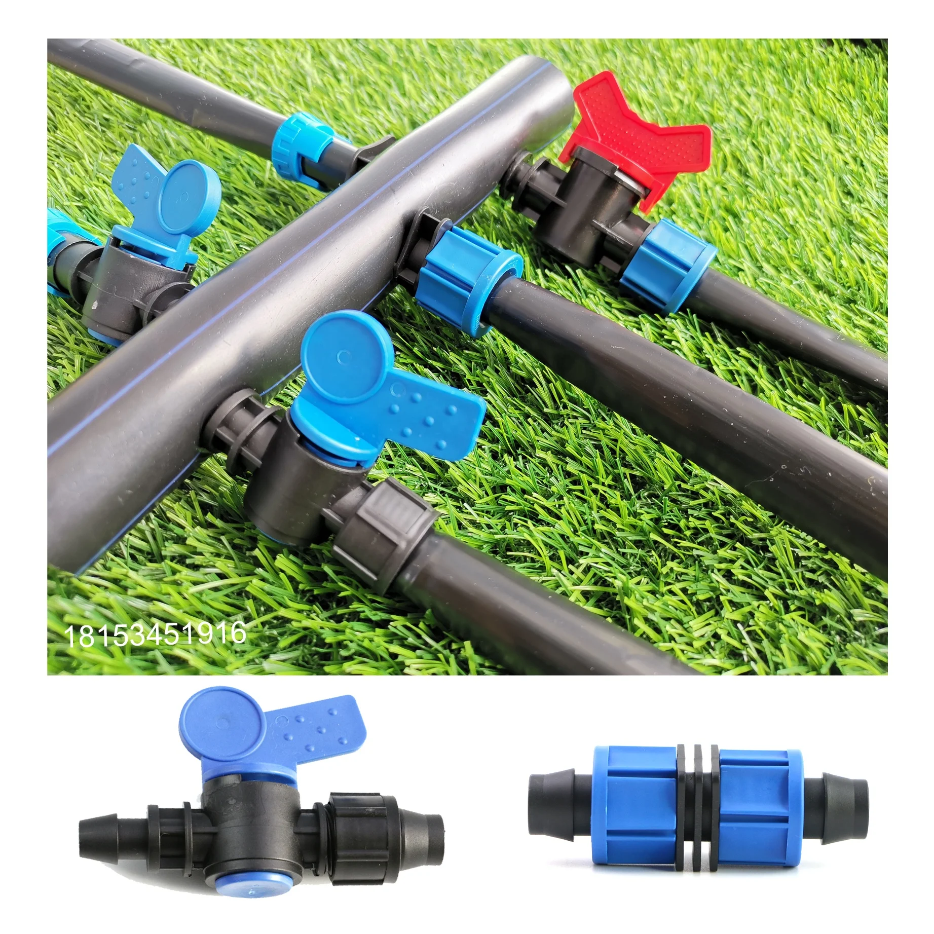 agriculture mini valve double lock nut offtake valve for farm ...
