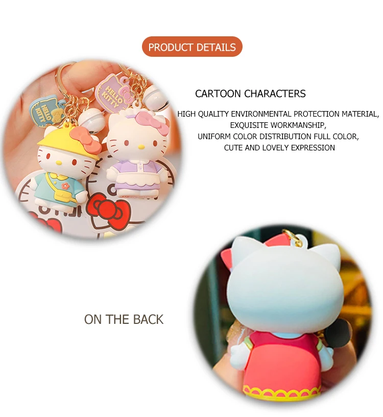 Hello Kitty Change Diary Keychain Hello Kitty Doll Keychains Pendant ...