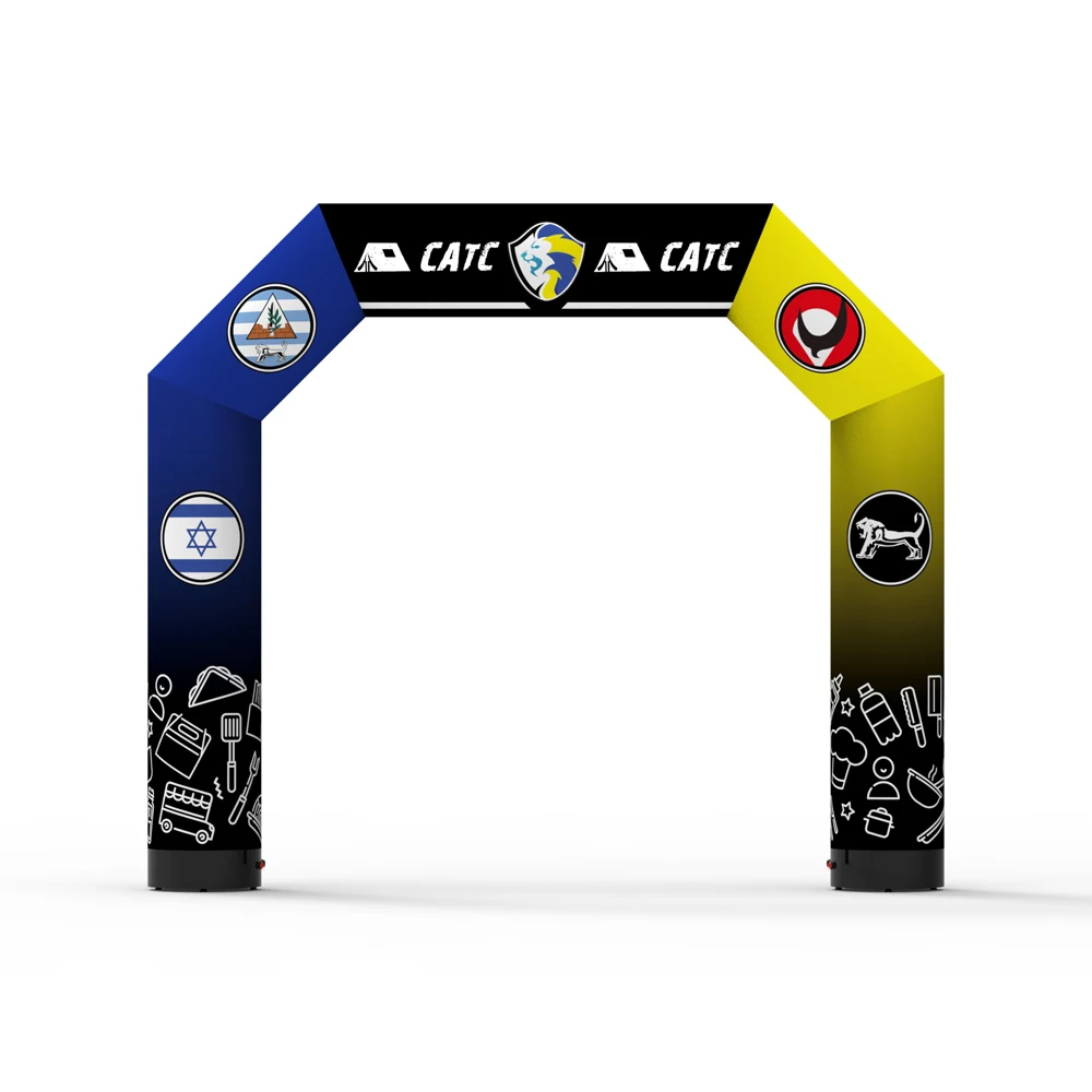 CATC Portable Outdoor Advertising Air Arch PVC Tarpaulin Flame ...