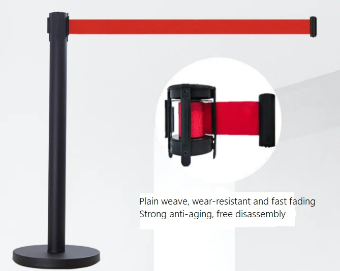 Stainless Steel Railing Warning Line Crowd Control Barrier Isolation ...