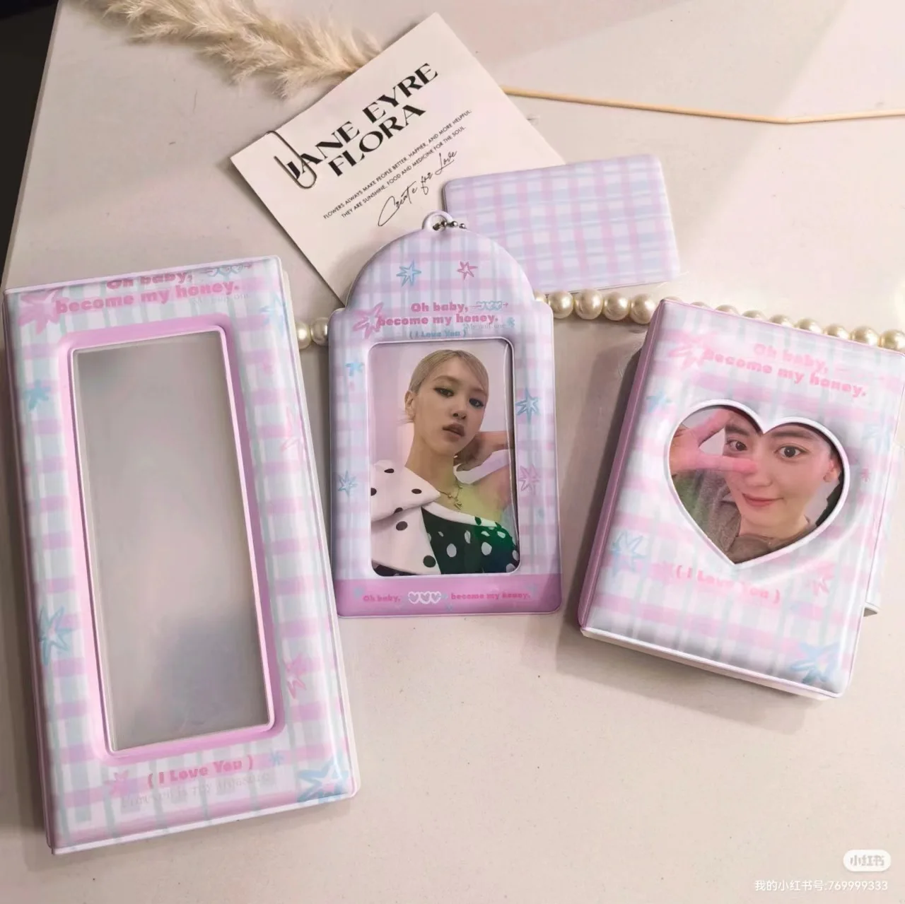 Kpop Cute Korea Style Pvc Card Cover Case Kpop Photocard Holder Stars ...