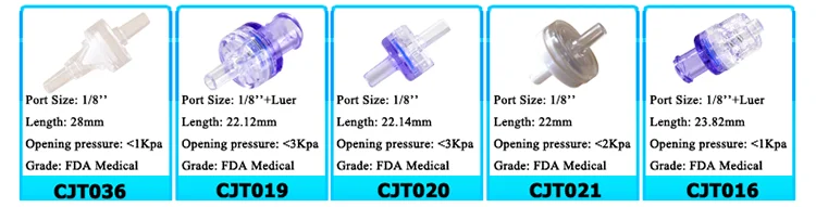 Micro Mini Plastic Spring One Way Non Return Ball Diaphragm Check Valve ...