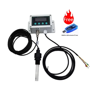 Rs485 Ec Temperature Tds Salinity 4 In 1 Sensor And Agricultural ...