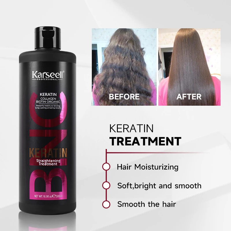 Karseell Brazilian Hair Organic Keratin Smoothing System Naturals ...