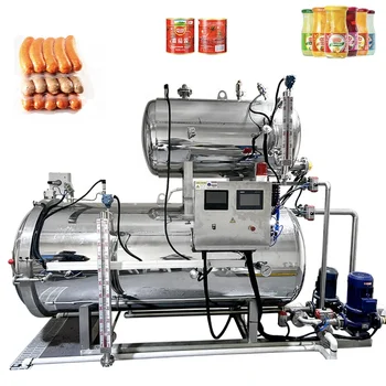 Full Automatic Retort Food Autoclave Bottled Sterilization Retort Soft ...