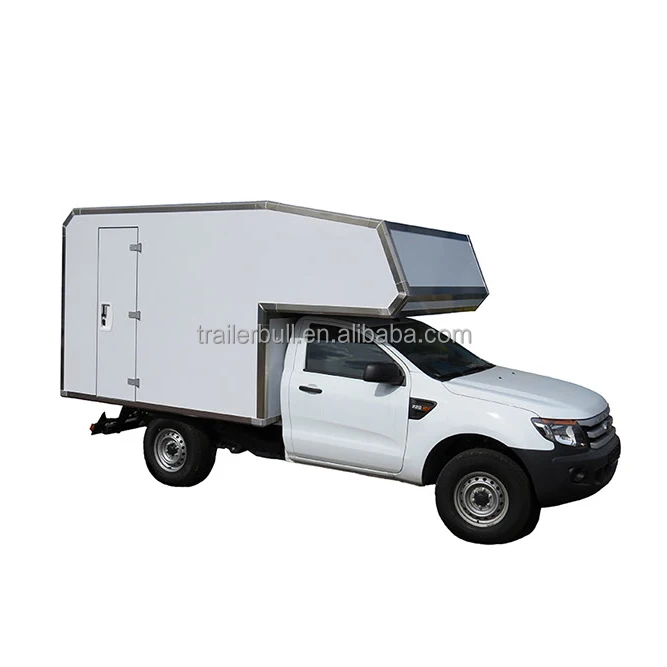 Motorhome Truck Cab-over Box With Big Alcove For Pick Up Flatbed ...