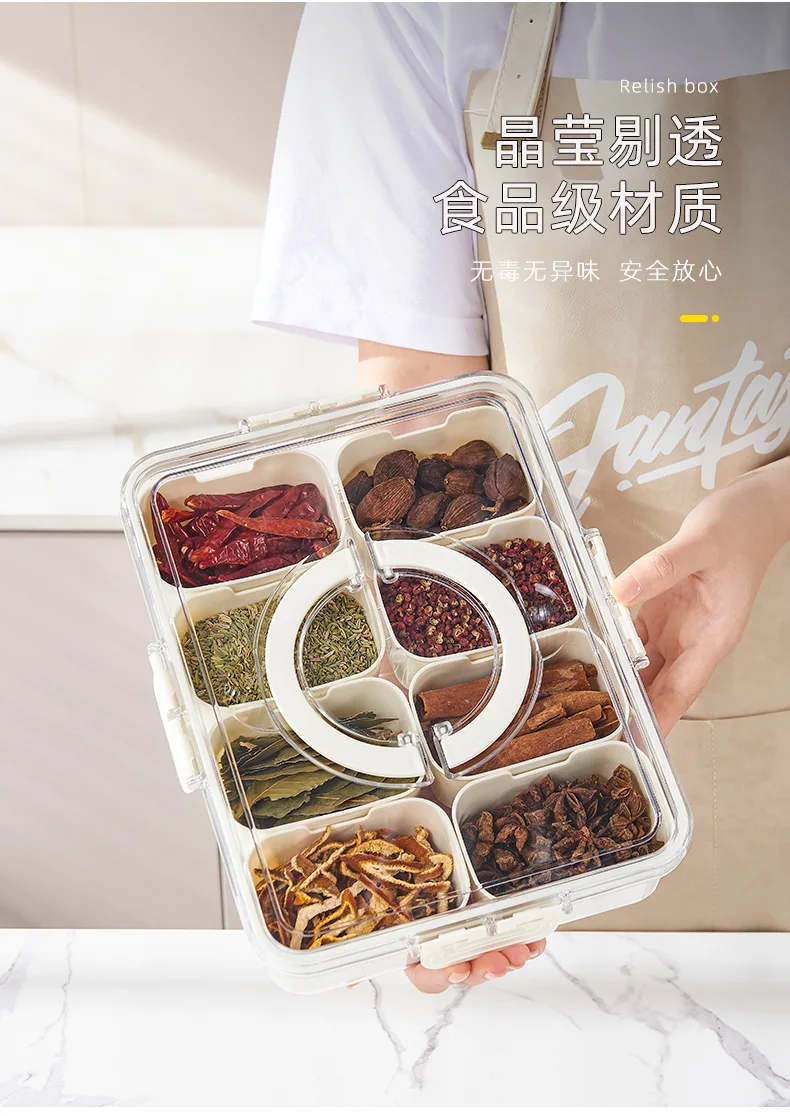 Stackable Spice Boxes - Organize Your Kitchen Efficiently