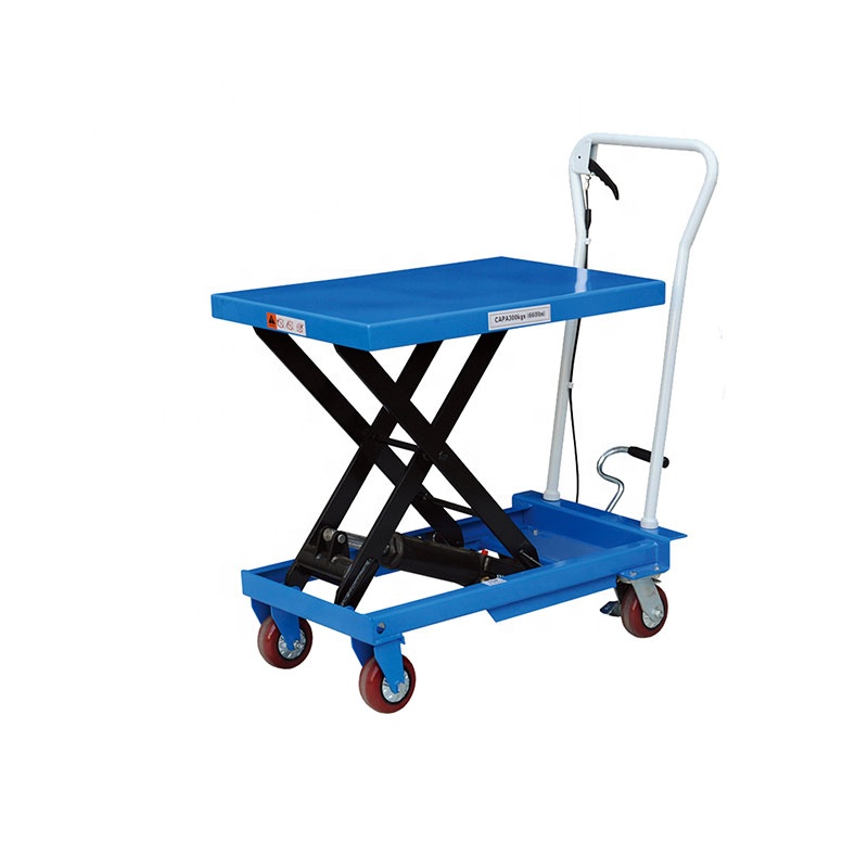 Small Hand Hydraulic Scissor Lift Table 500KG - Portable