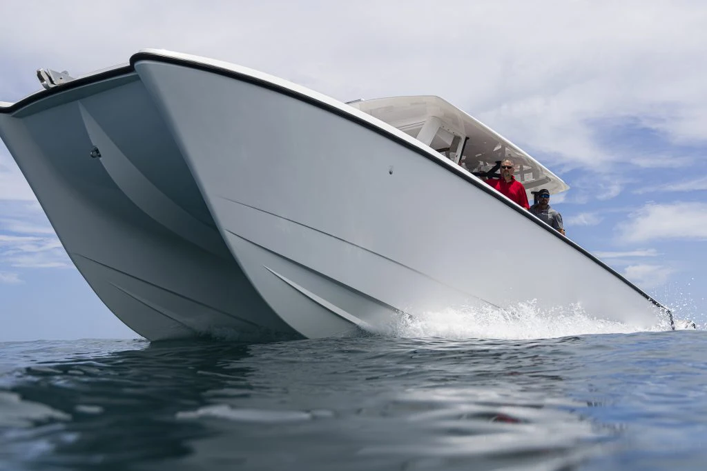 2023 Luxury Aluminum Double Hull Catamaran Boat for OEM