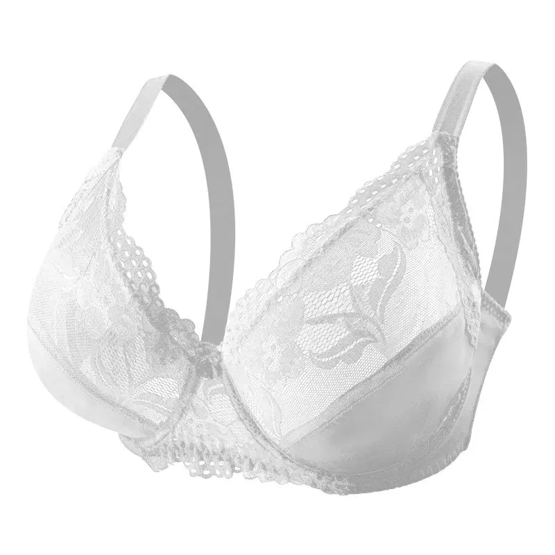 Plus Size Bra Ultrathin Lace Bralette For Woman Push Up Brassiere
